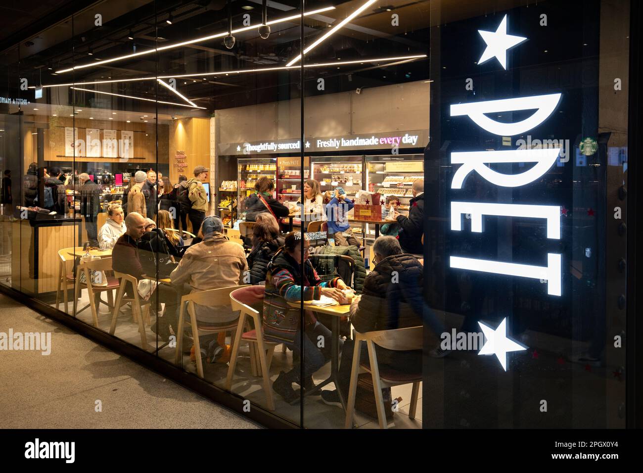 Pret A Manger restaurant Stock Photo - Alamy