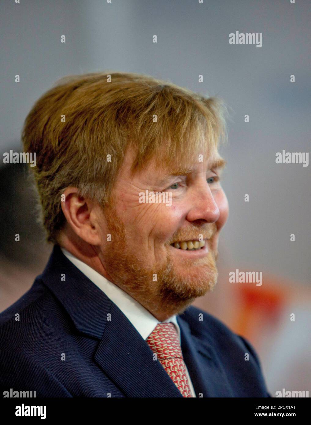 Amsterdam, Niederlande. 24th Mar, 2023. King Willem-Alexander of The ...