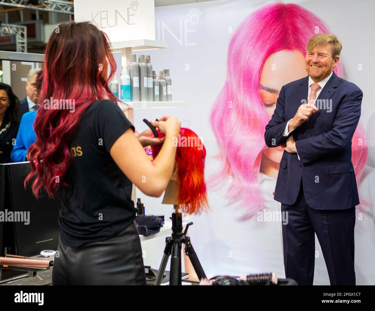 Amsterdam, Niederlande. 24th Mar, 2023. King Willem-Alexander of The ...