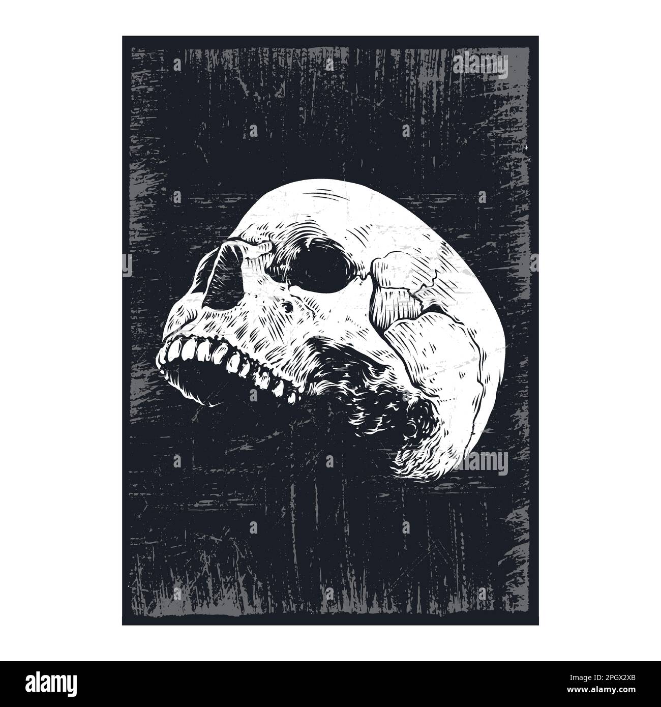 Skull and bones vector design. Editable, resizable, EPS 10, vector ...