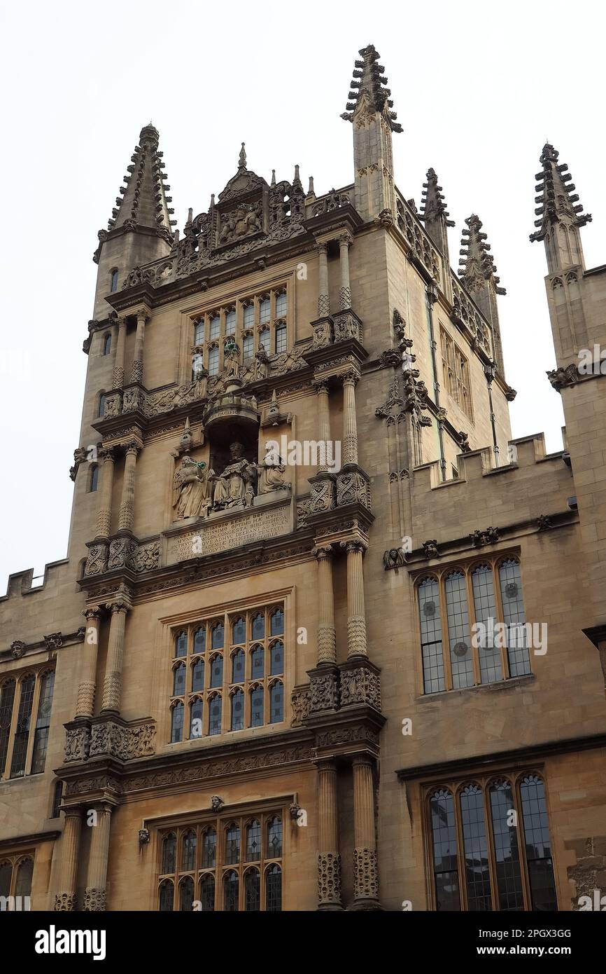 Bodleian Library, University of Oxford, Anglia, United Kingdom, Europe ...
