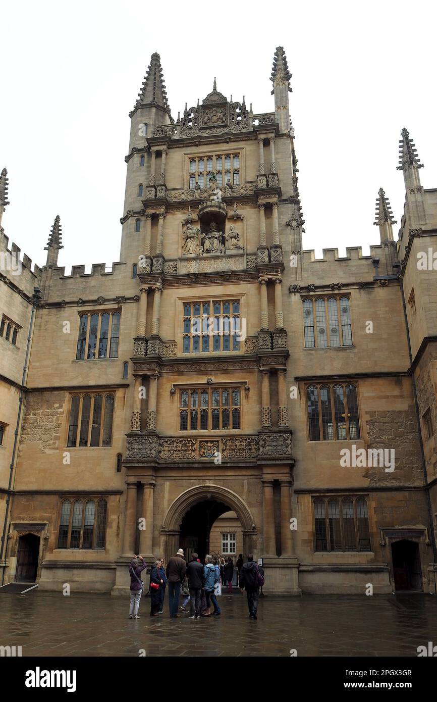Bodleian Library, University of Oxford, Anglia, United Kingdom, Europe ...