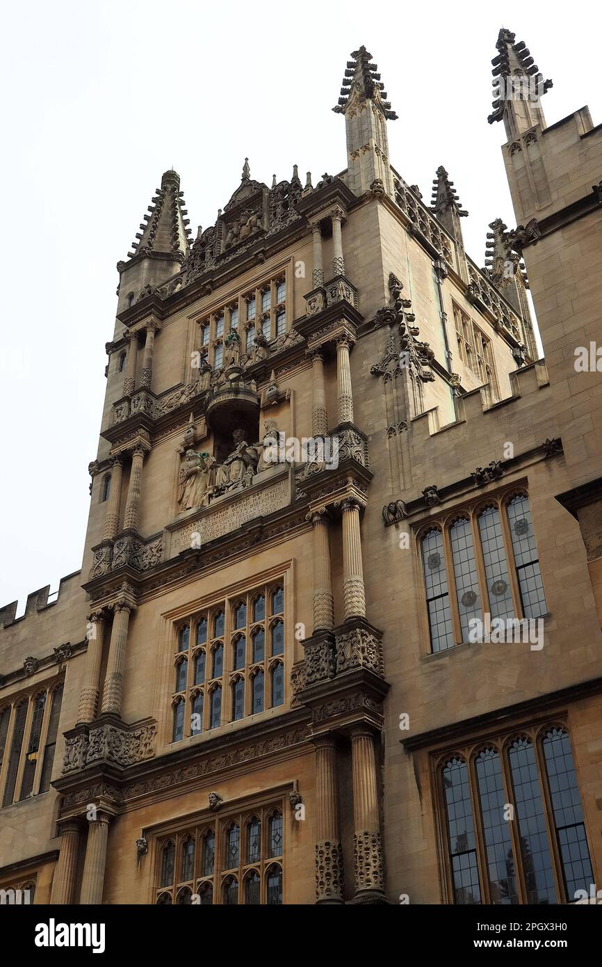 Bodleian Library, University of Oxford, Anglia, United Kingdom, Europe ...