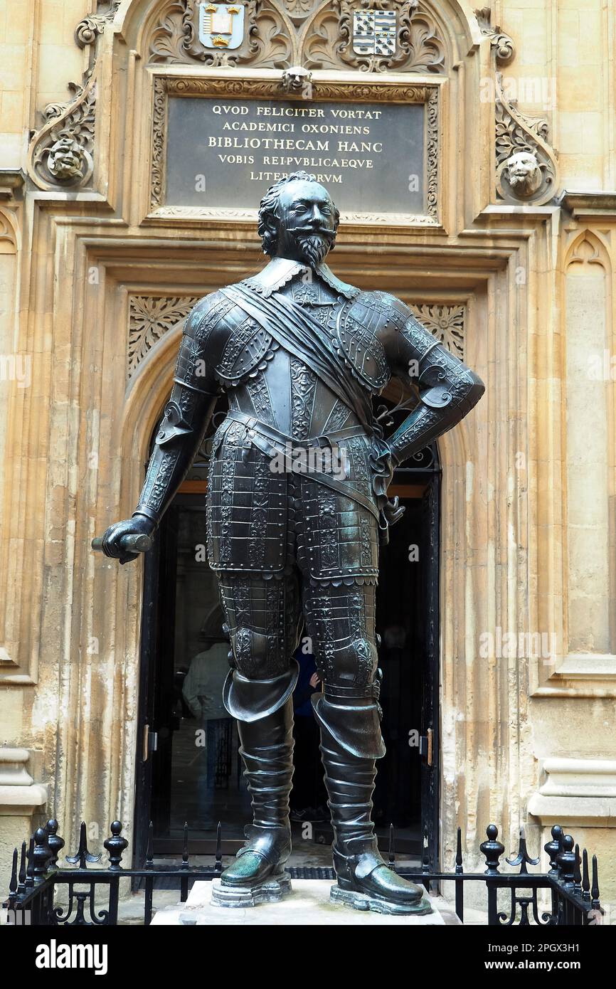 statue of William Herbert, 3rd Earl of Pembroke (1580–1630), Bodleian ...