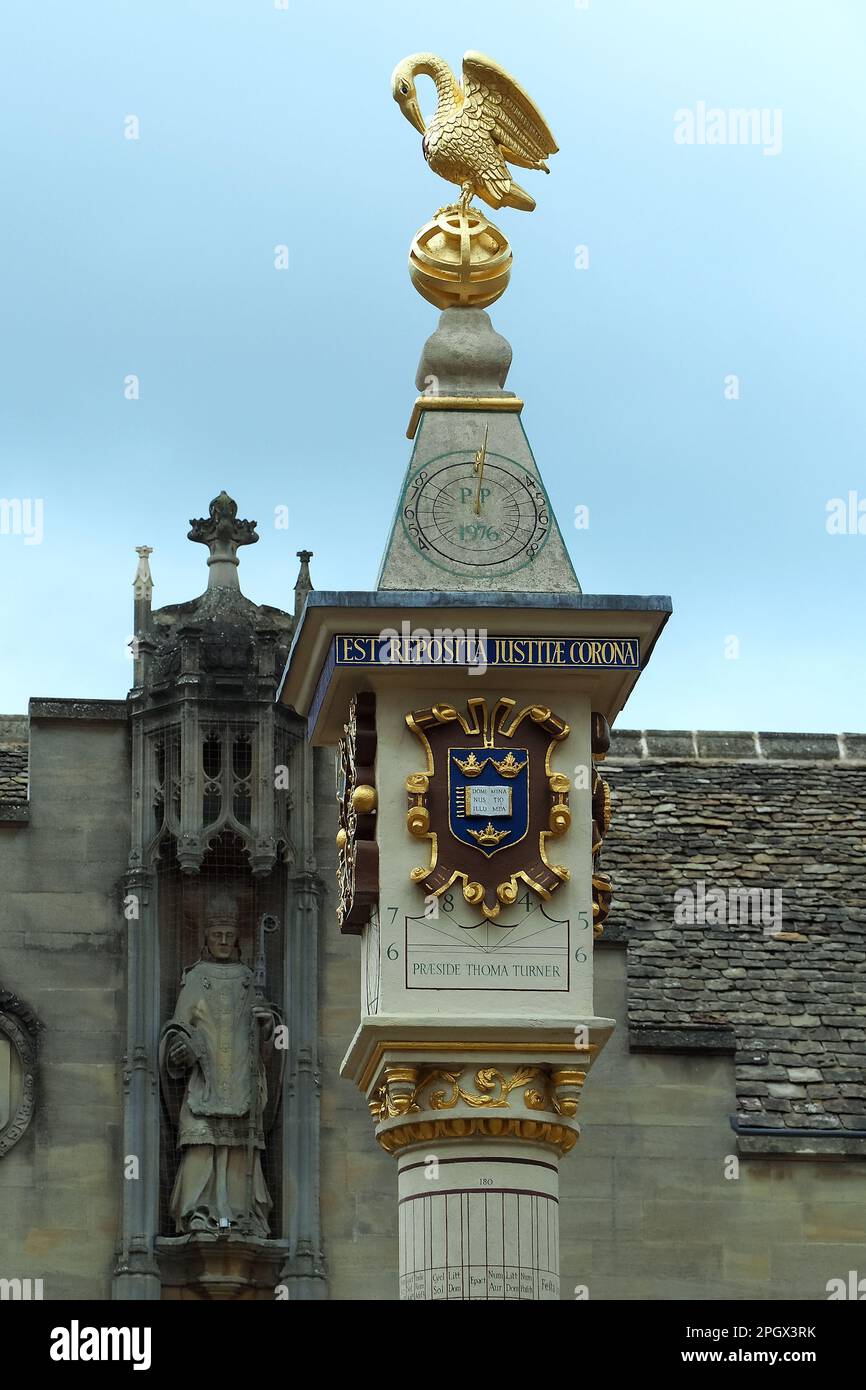 Corpus Christi College in the University of Oxford, Anglia, United ...