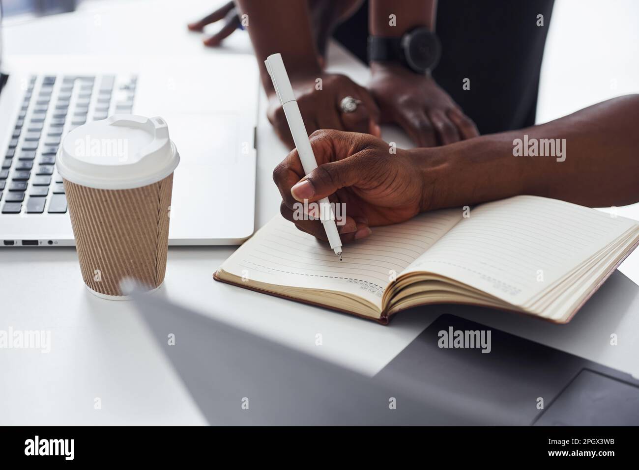 Group of african american business people working in office together ...