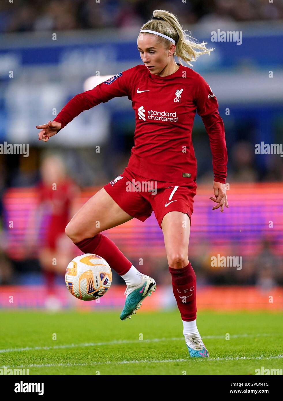 Liverpools Missy Bo Kearns During The Barclays Womens Super League