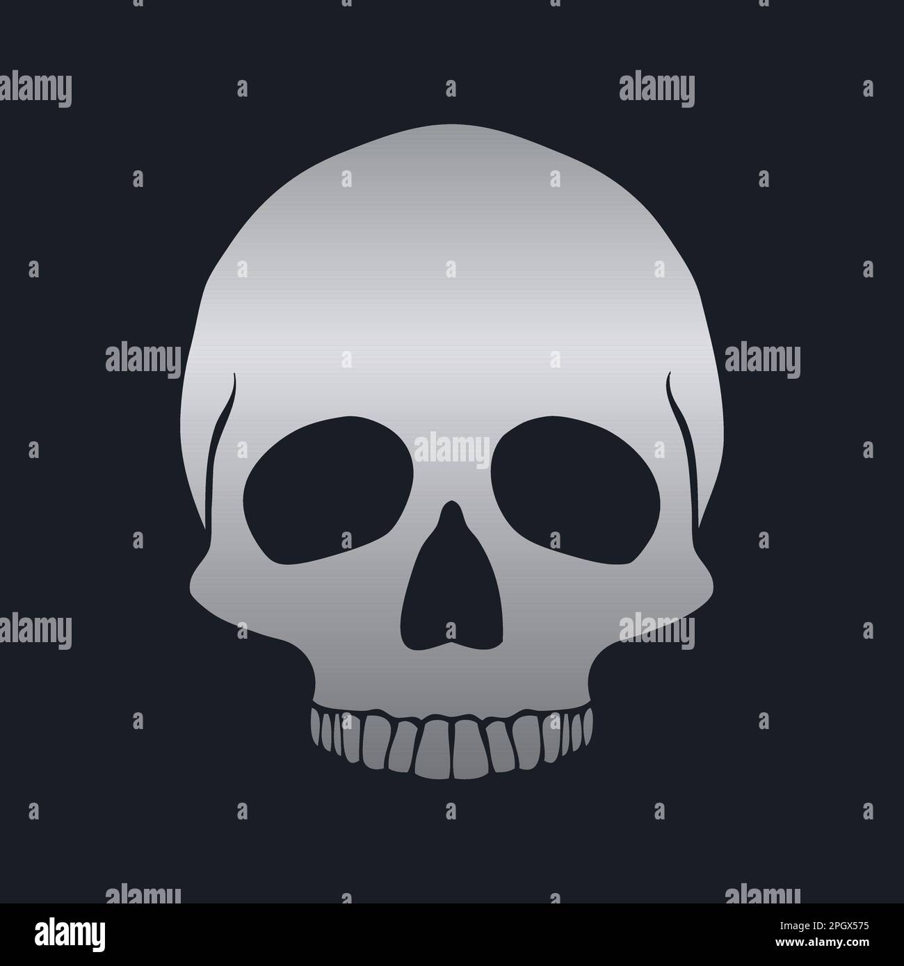 Skull and bones vector design. Editable, resizable, EPS 10, vector ...