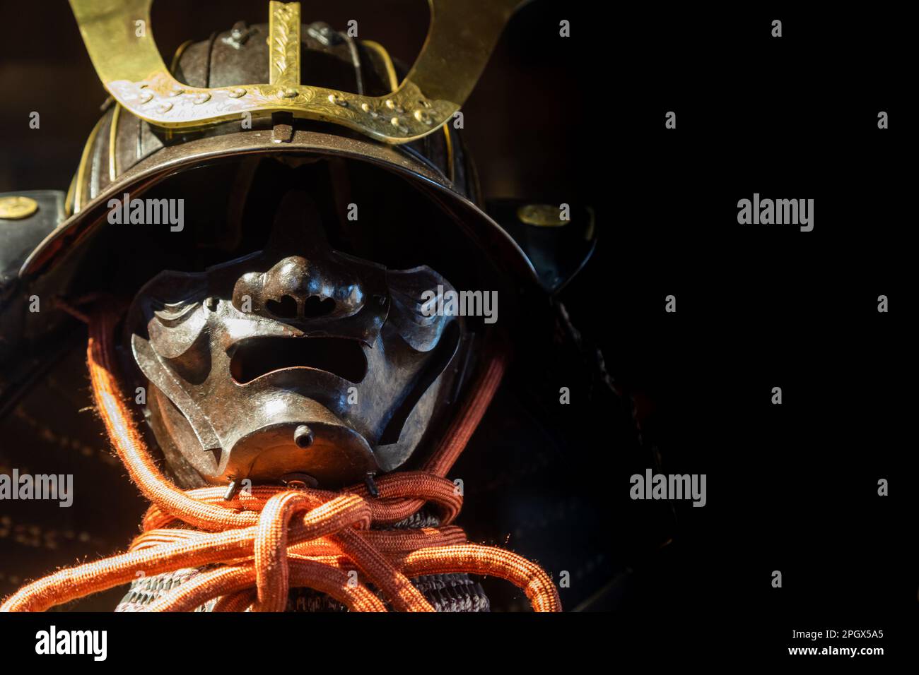 Traditional samurai Japanese armour - antique protection for fighter in ...