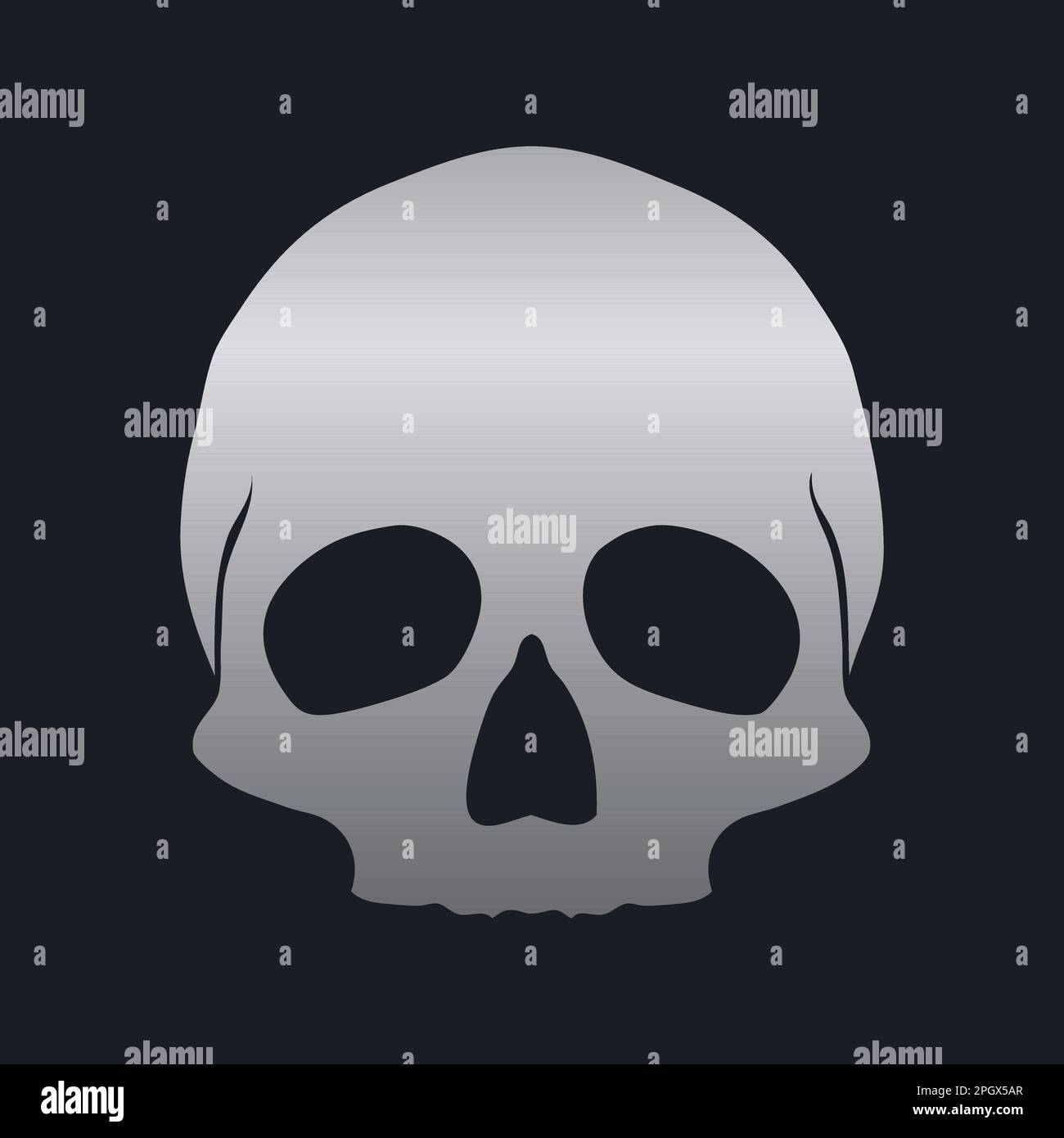 Skull and bones vector design. Editable, resizable, EPS 10, vector ...