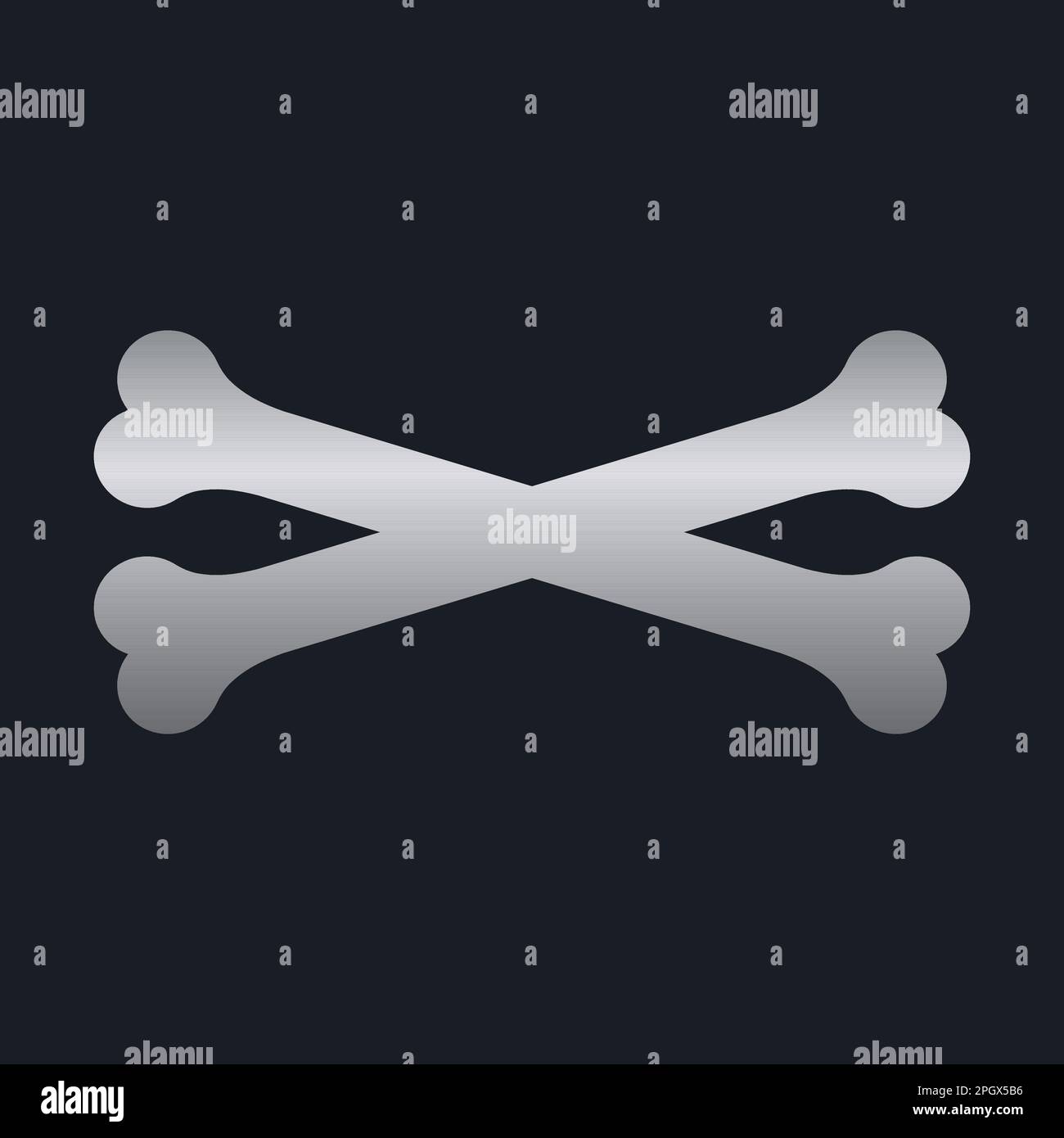 Skull and bones vector design. Editable, resizable, EPS 10, vector ...