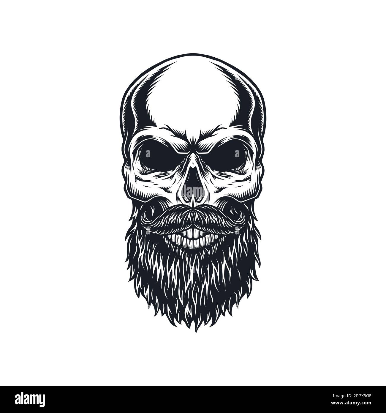 Skull and bones vector design. Editable, resizable, EPS 10, vector ...
