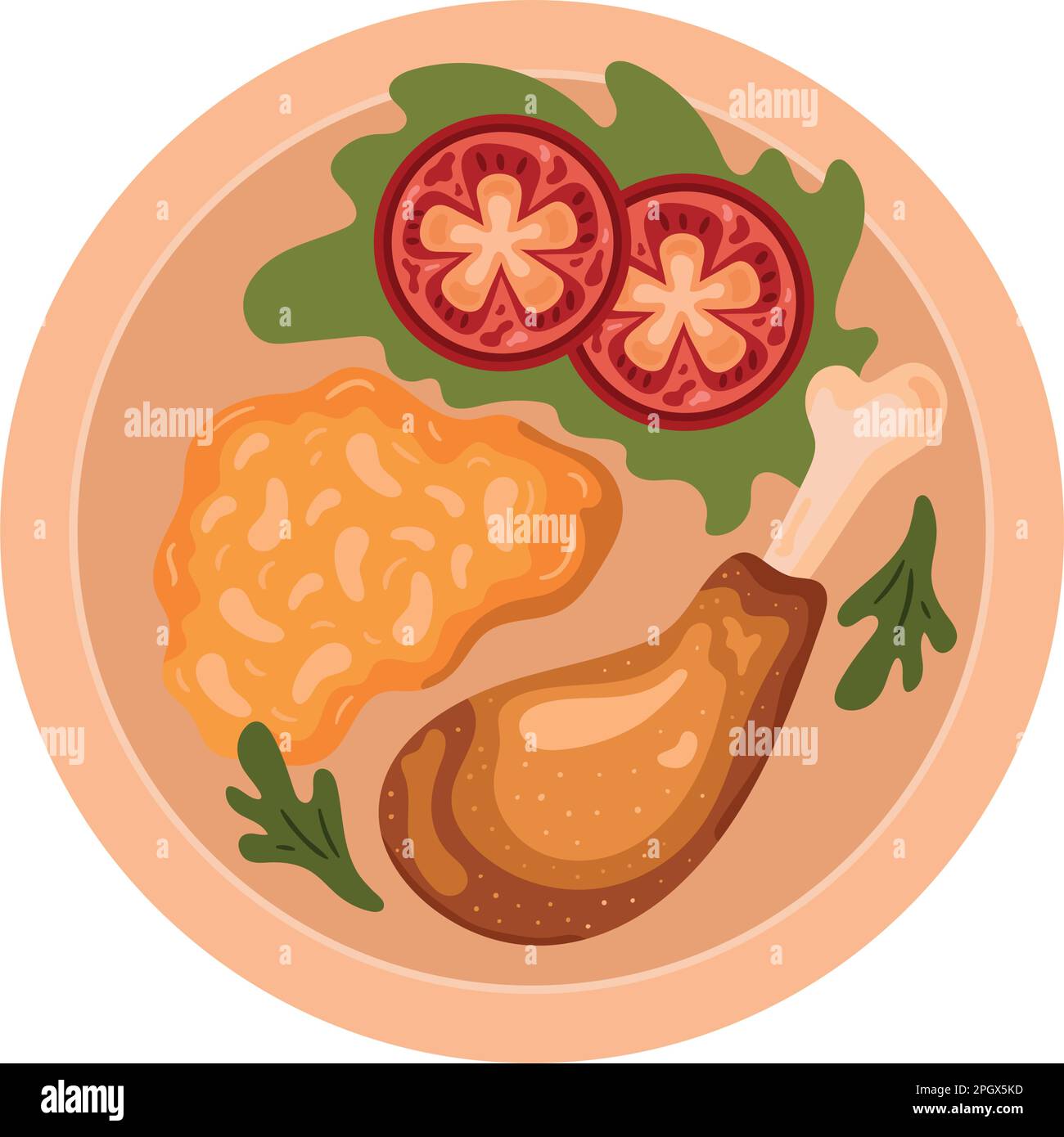 mutton muslim food dish Stock Vector Image & Art - Alamy