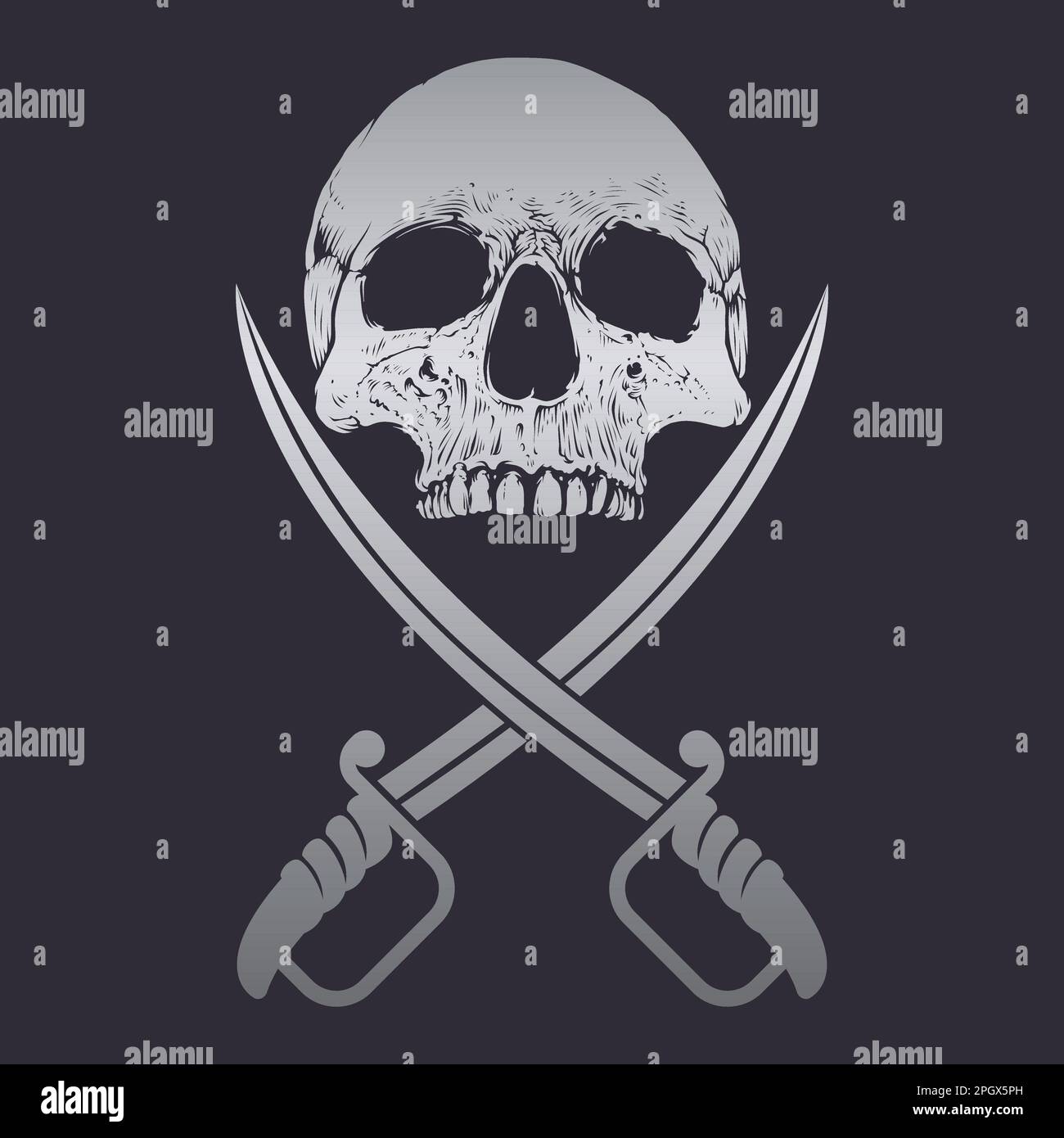 Sword and skull design vector. Editable, resizable, EPS 10, vector ...