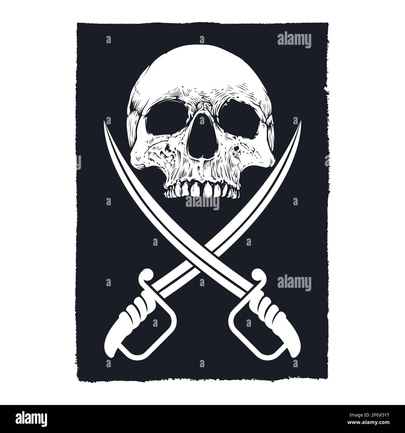 Sword and skull design vector. Editable, resizable, EPS 10, vector ...