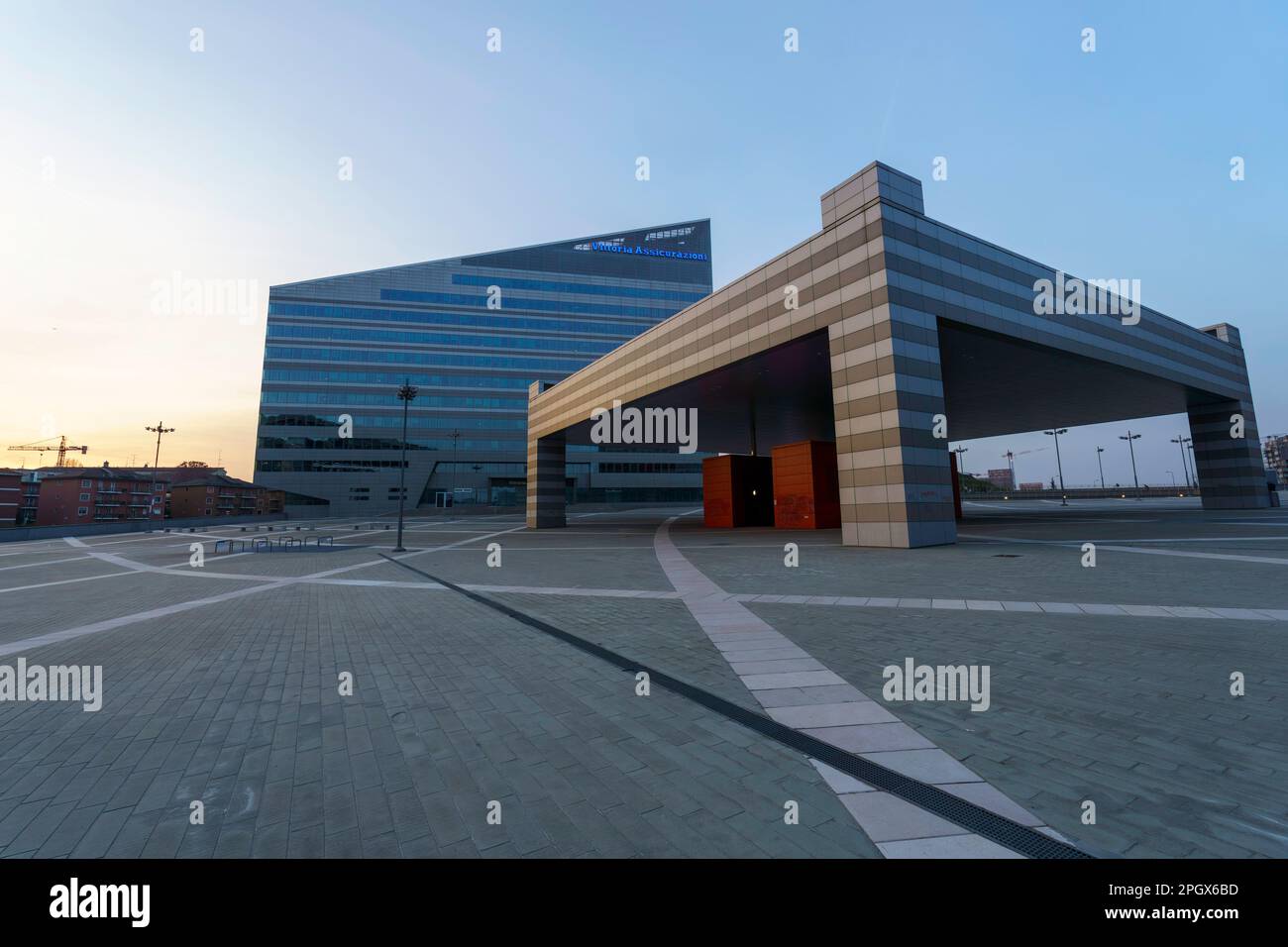 Modern buildings at Portello Park in Milan, Lombardy, Italy Stock Photo ...