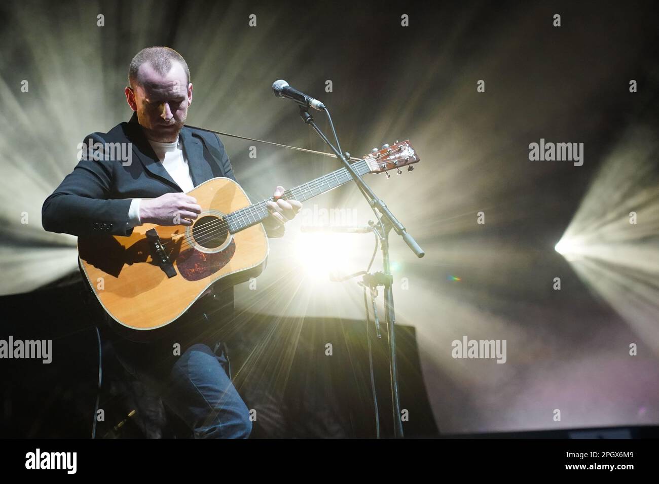 Stephen Fretwell on stage during the Teenage Cancer Trust show at the ...