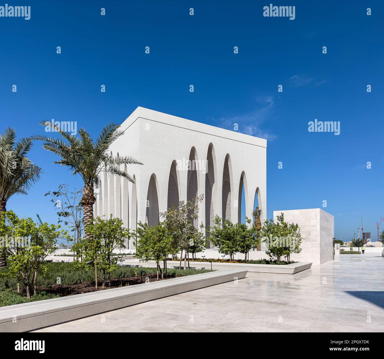 The Mosque at the The Abrahamic Family House, encompassing a mosque, a ...