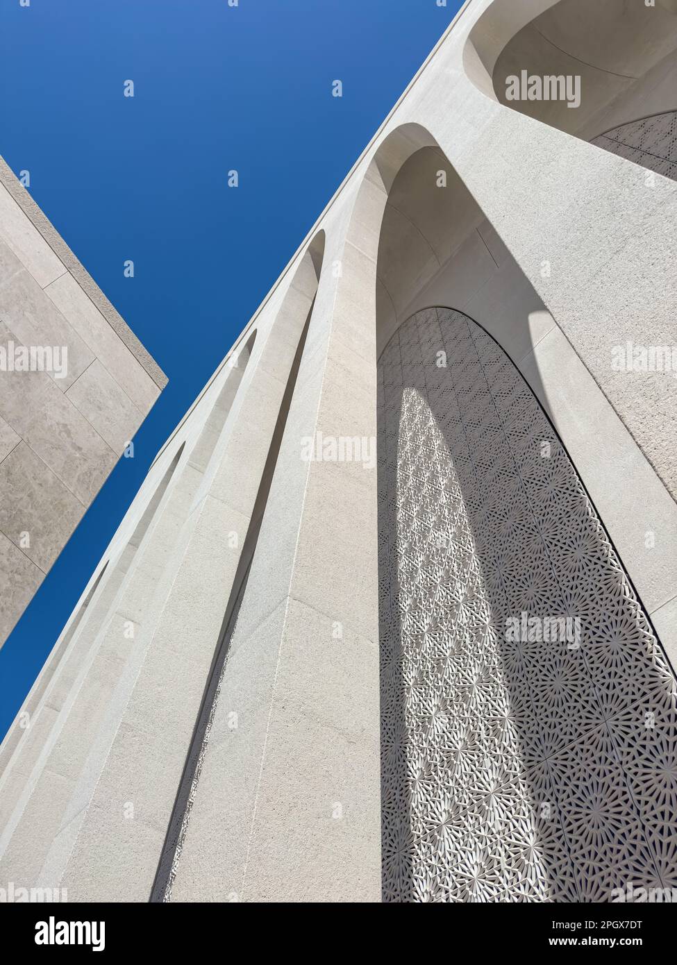 Latticework and Mashrabiya details of The Mosque at the The Abrahamic ...