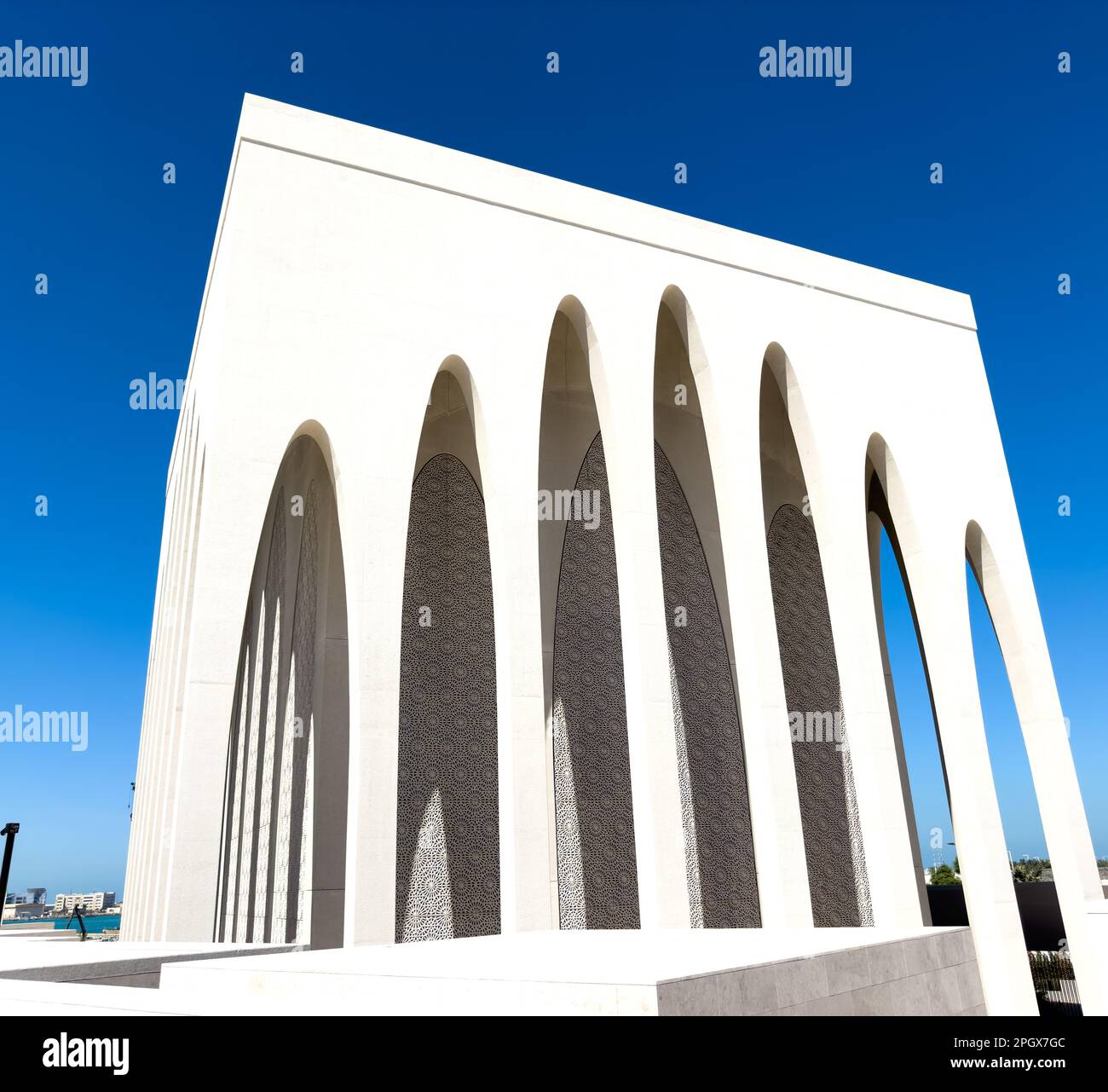 The Mosque at the The Abrahamic Family House, encompassing a mosque, a ...