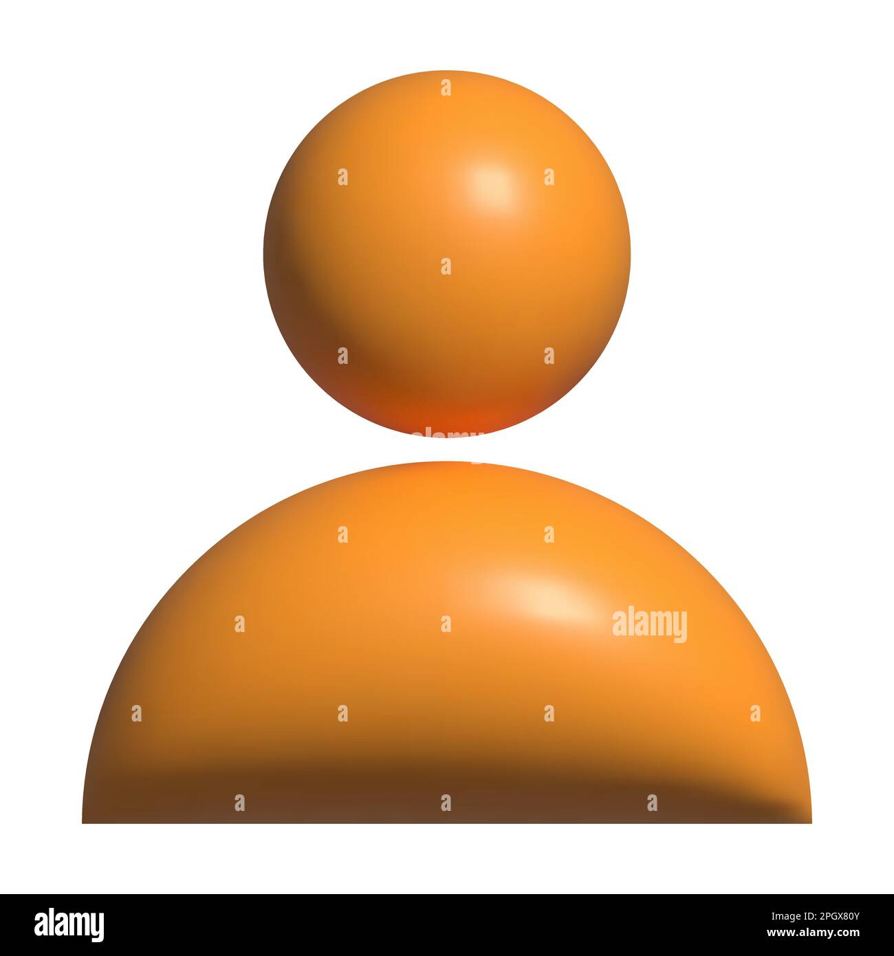 3d profile realistic icon. Social avatar for online communication and ...