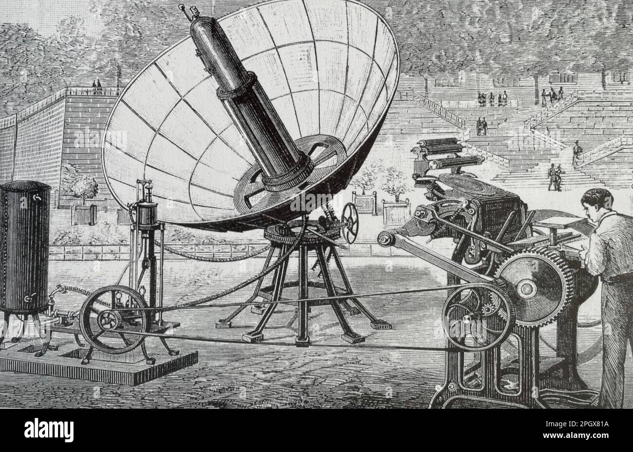 ABEL PIFRE (1852-1928) French inventor. On 6 August 1882 he ...