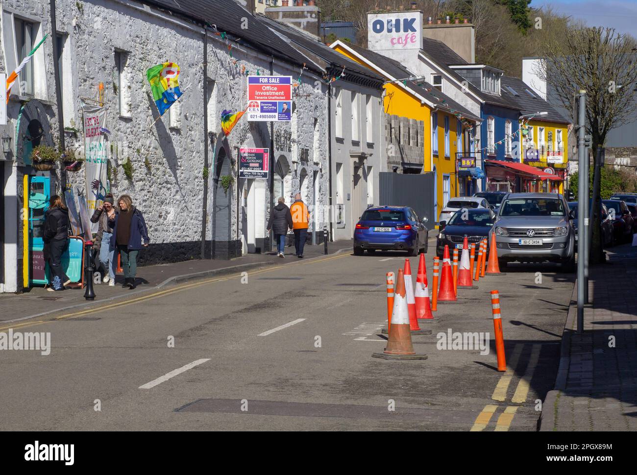 19 March 2023 The Glen, a busy street in the popular Irish town of ...