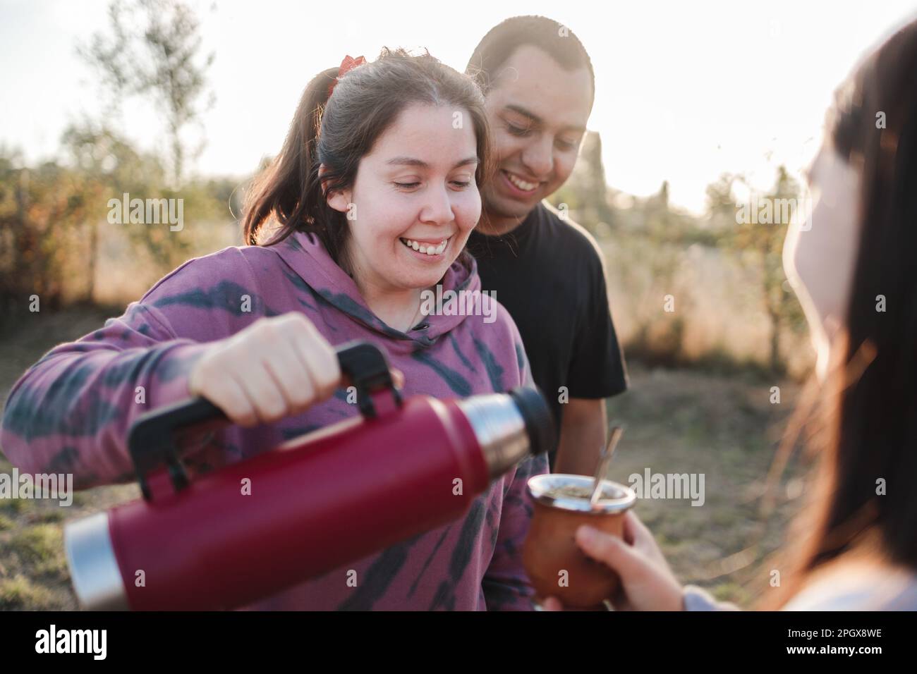 Sharing yerba mate hi-res stock photography and images - Alamy