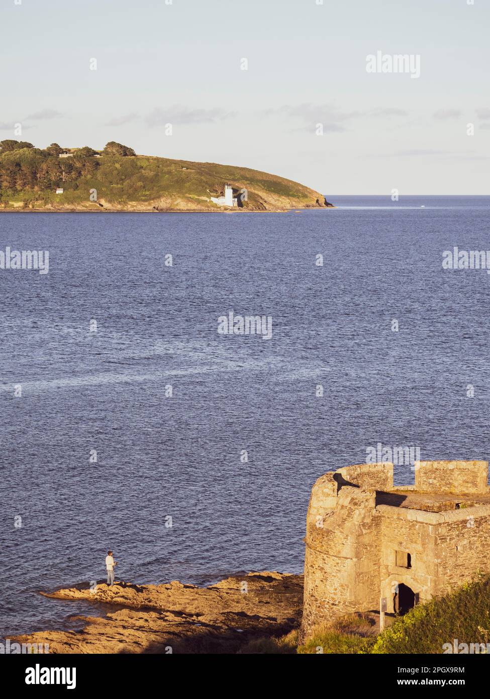 Man fishing at castle hi-res stock photography and images - Alamy