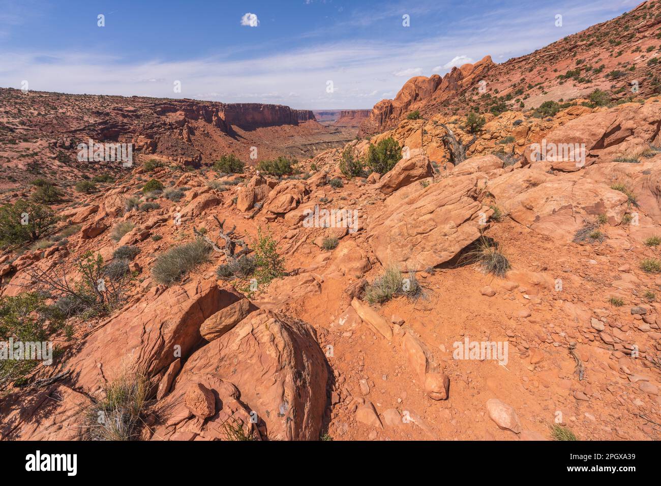 hiking the syncline loop trail in island in the sky district of ...