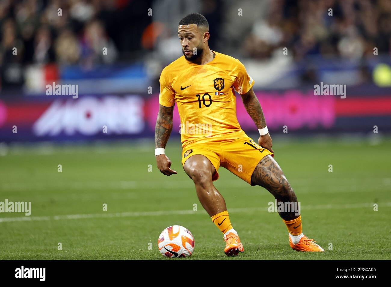 SAINT-DENIS - Memphis Depay of Holland during the UEFA EURO 2024 ...