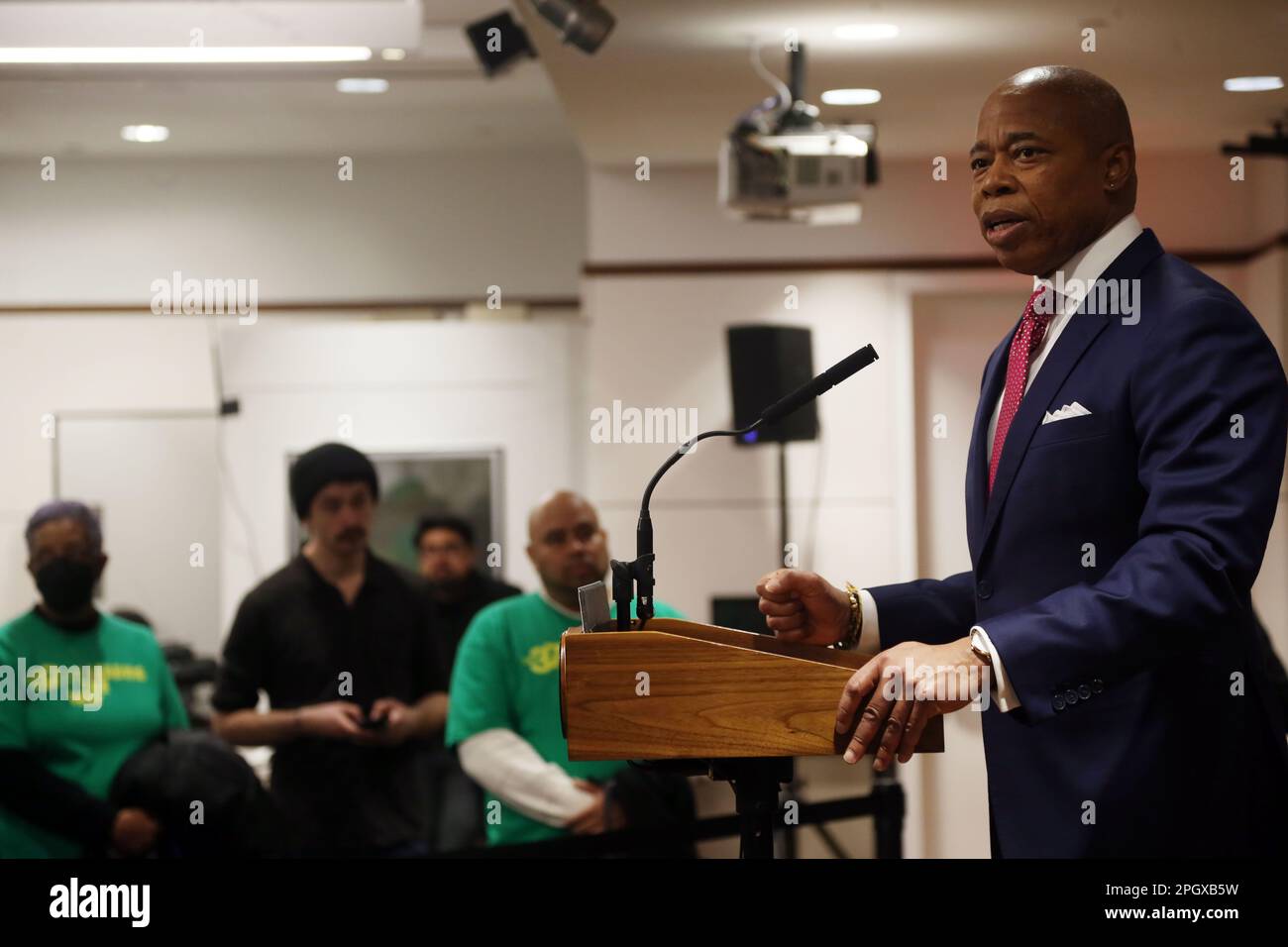 New York, NY, USA. 24th Mar, 2023. New York City Mayor Eric Adams and ...