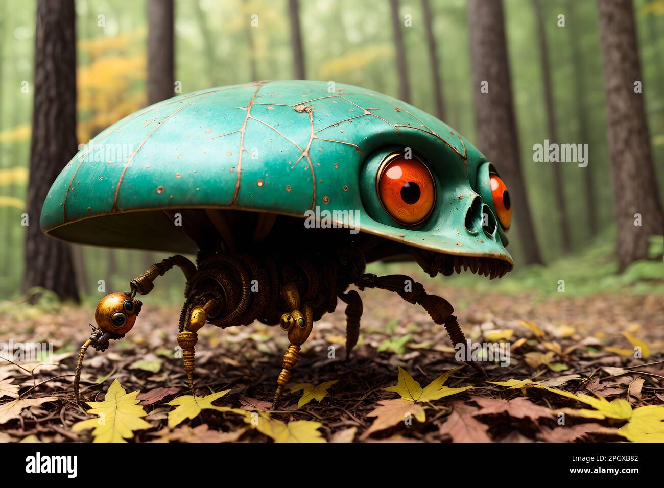 Skull and mushroom hi-res stock photography and images - Alamy