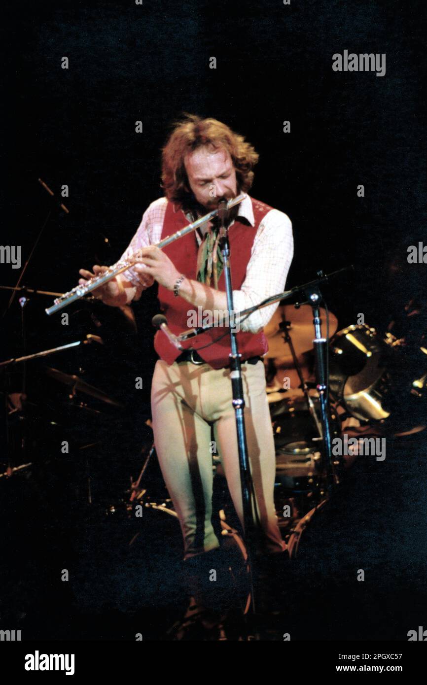 Ian Anderson of Jethro Tull, Civic Center, Providence, Rhode Island ...