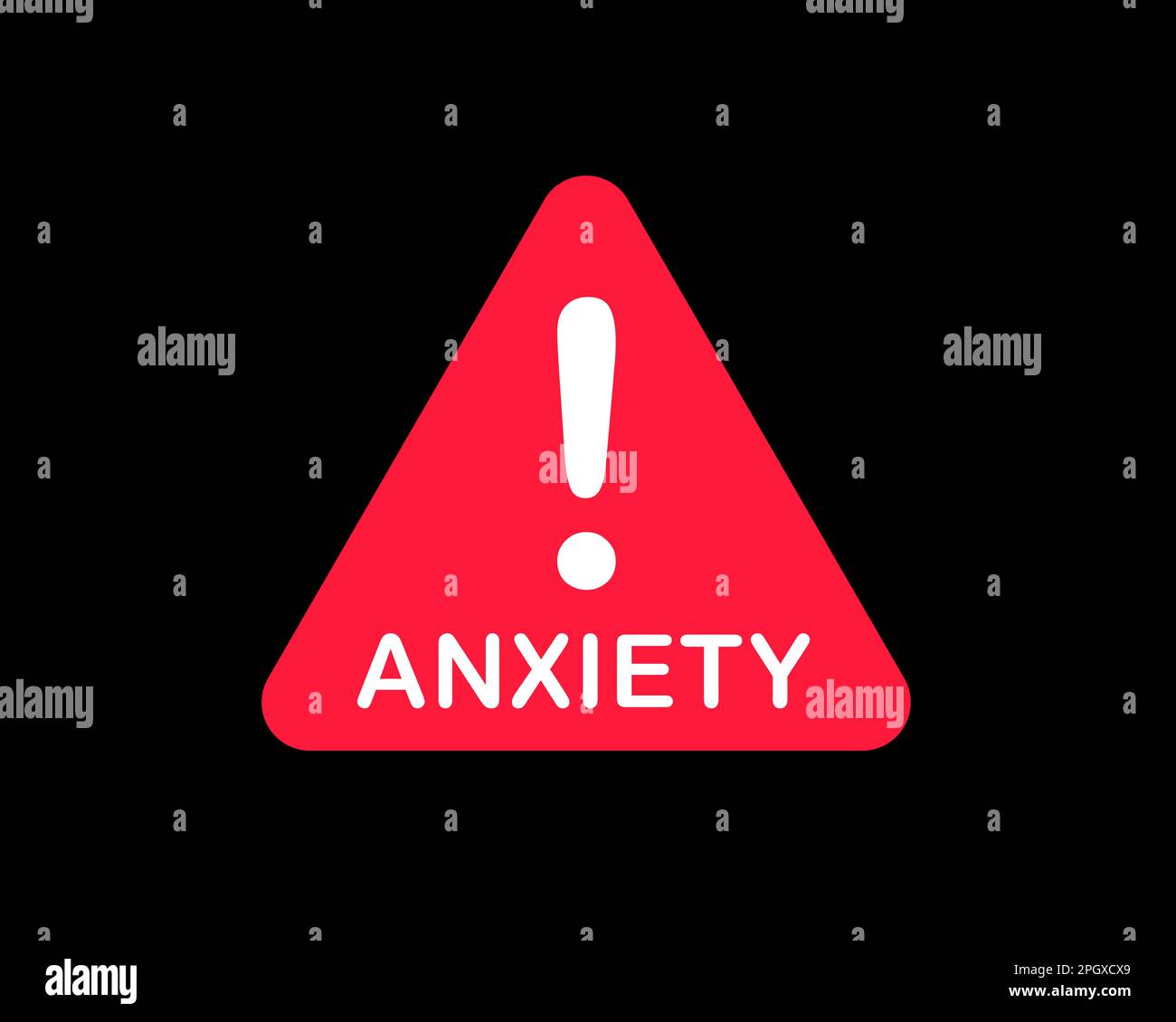 Anxiety - mental disorder and illness causing fear, stress and dread ...