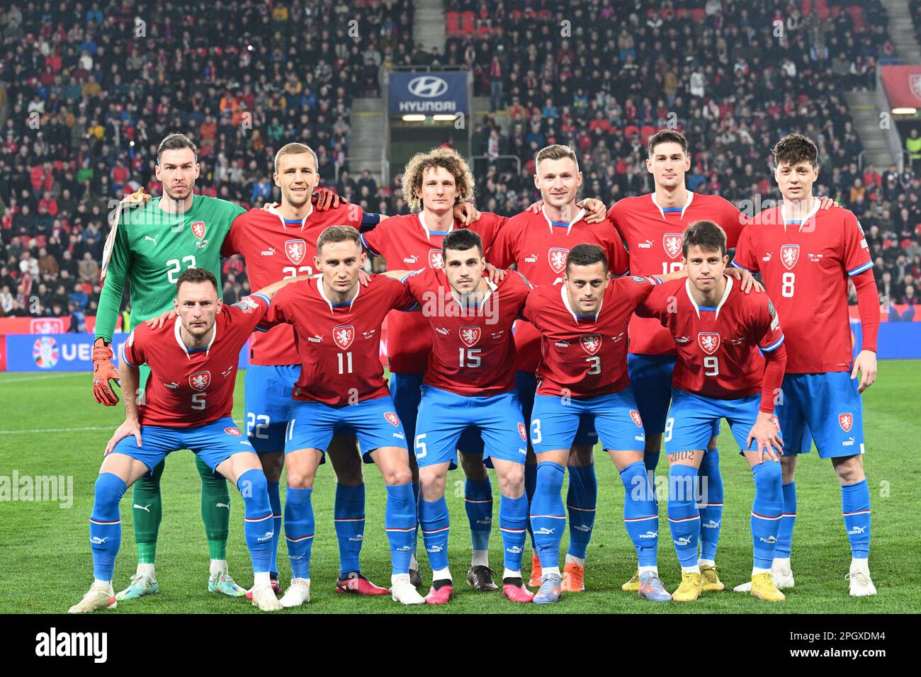 Prague, Czech Republic. 24th Mar, 2023. Czech Nationall football ...