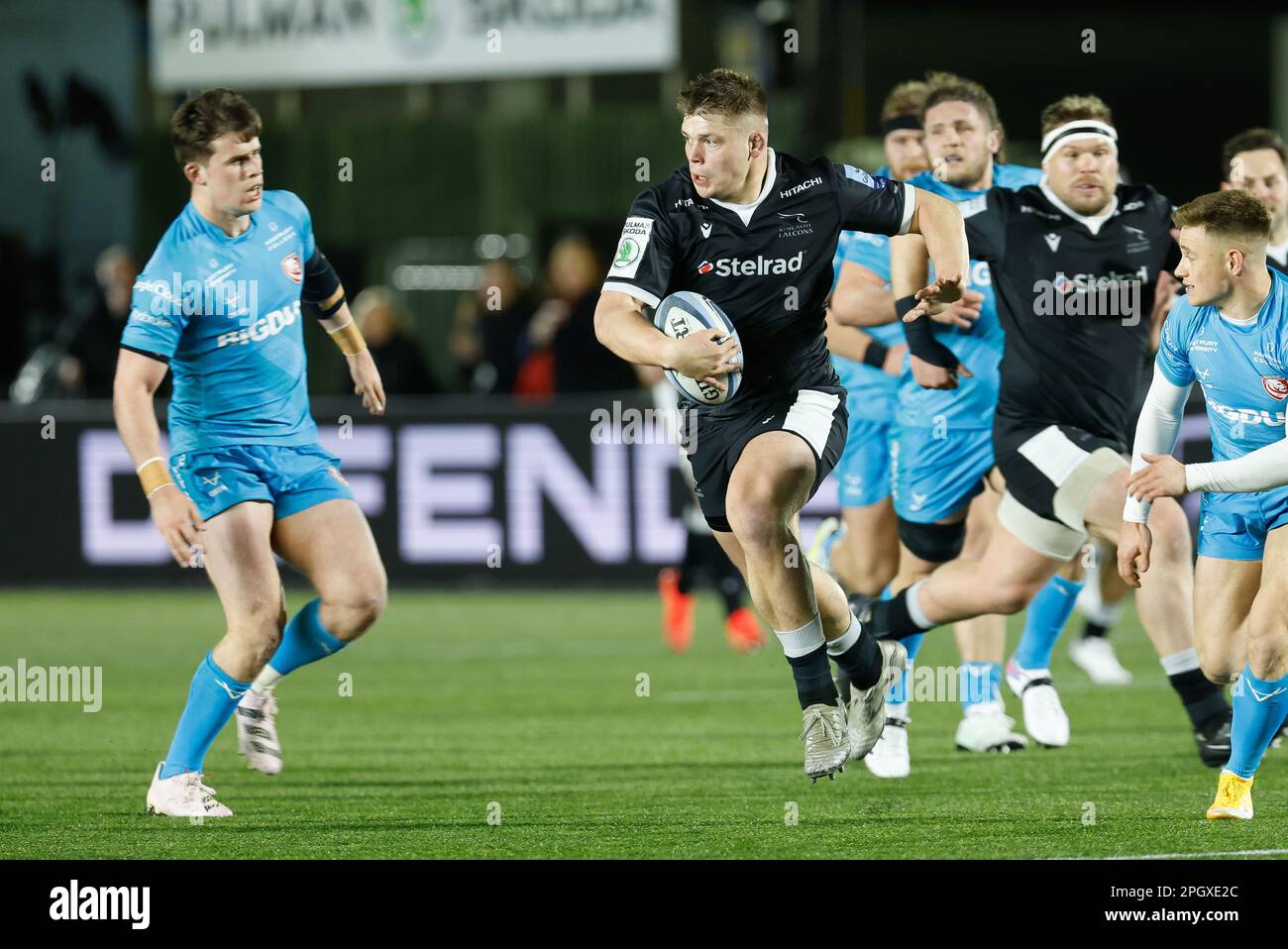Jamie blamire of newcastle falcons hi-res stock photography and images ...