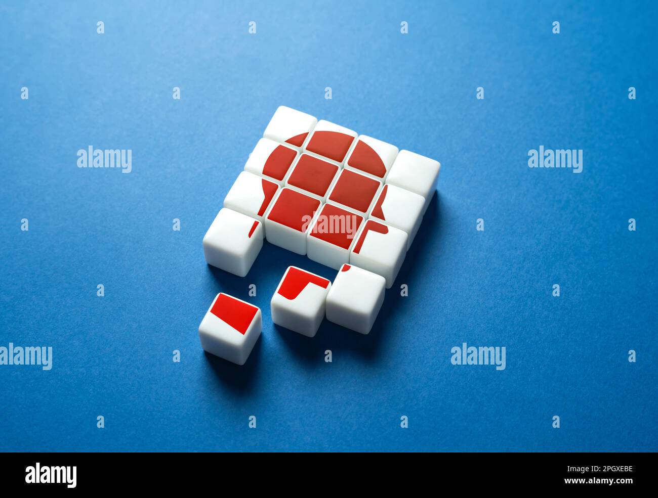 Personality breakdown. Mental disorder. Unstable, loss of control over ...