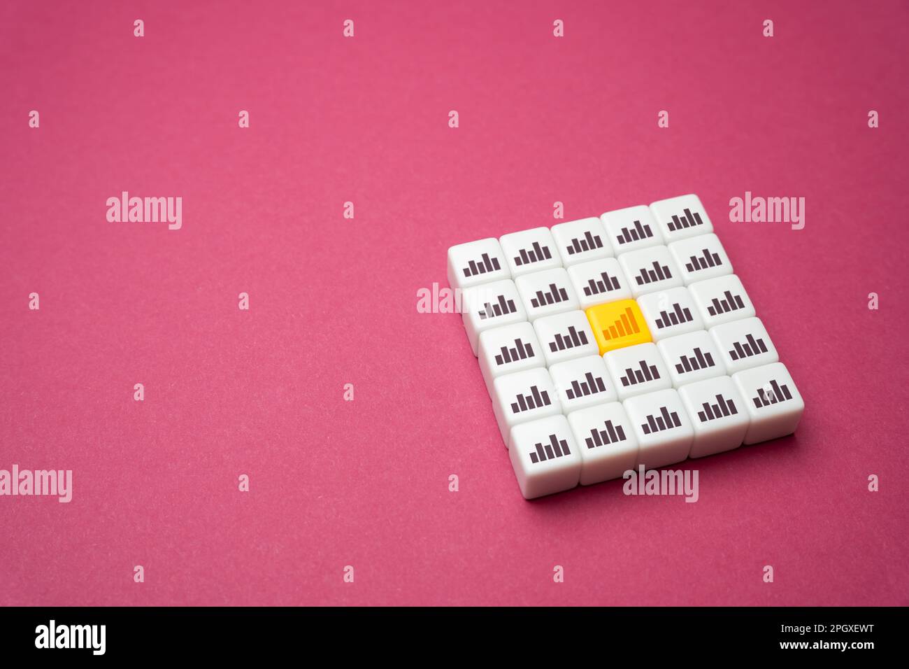 The best performance indicators, success. Growth and increase in ...