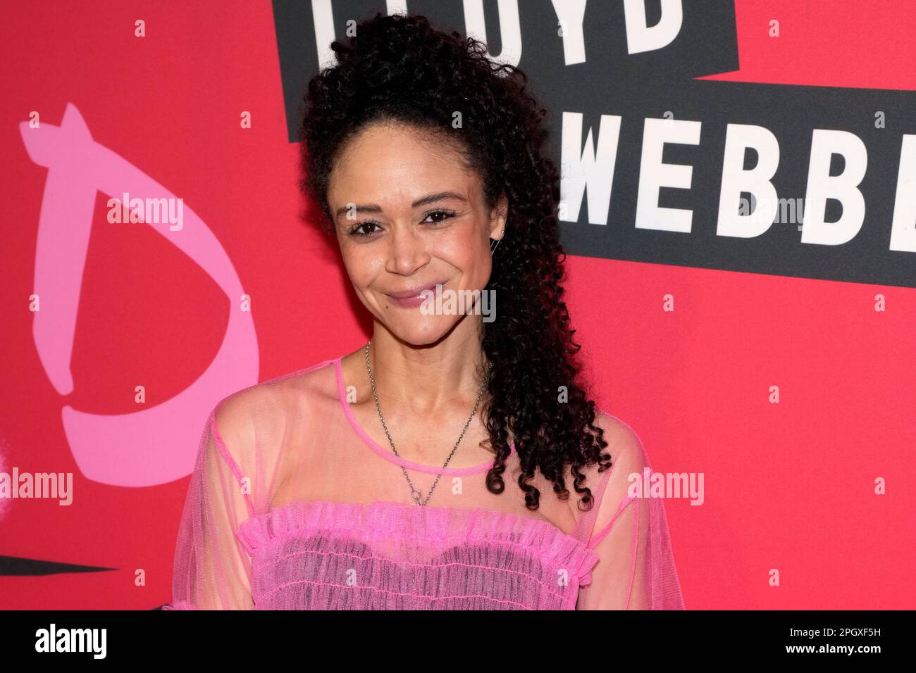 Amber Gray attends the "Bad Cinderella" musical opening night at the ...