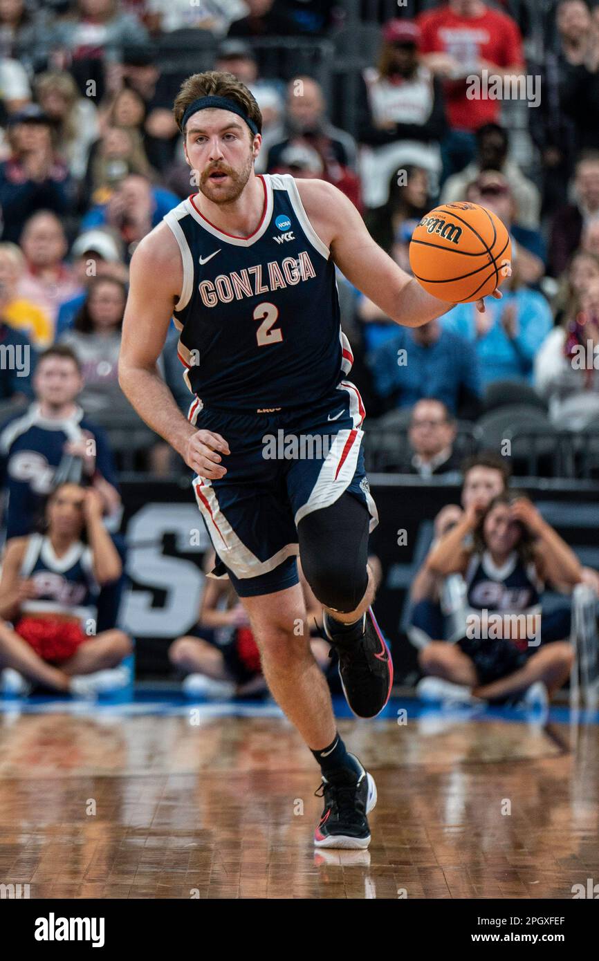 Las Vegas, United States. 23rd Mar, 2023. Gonzaga Bulldogs forward Drew ...