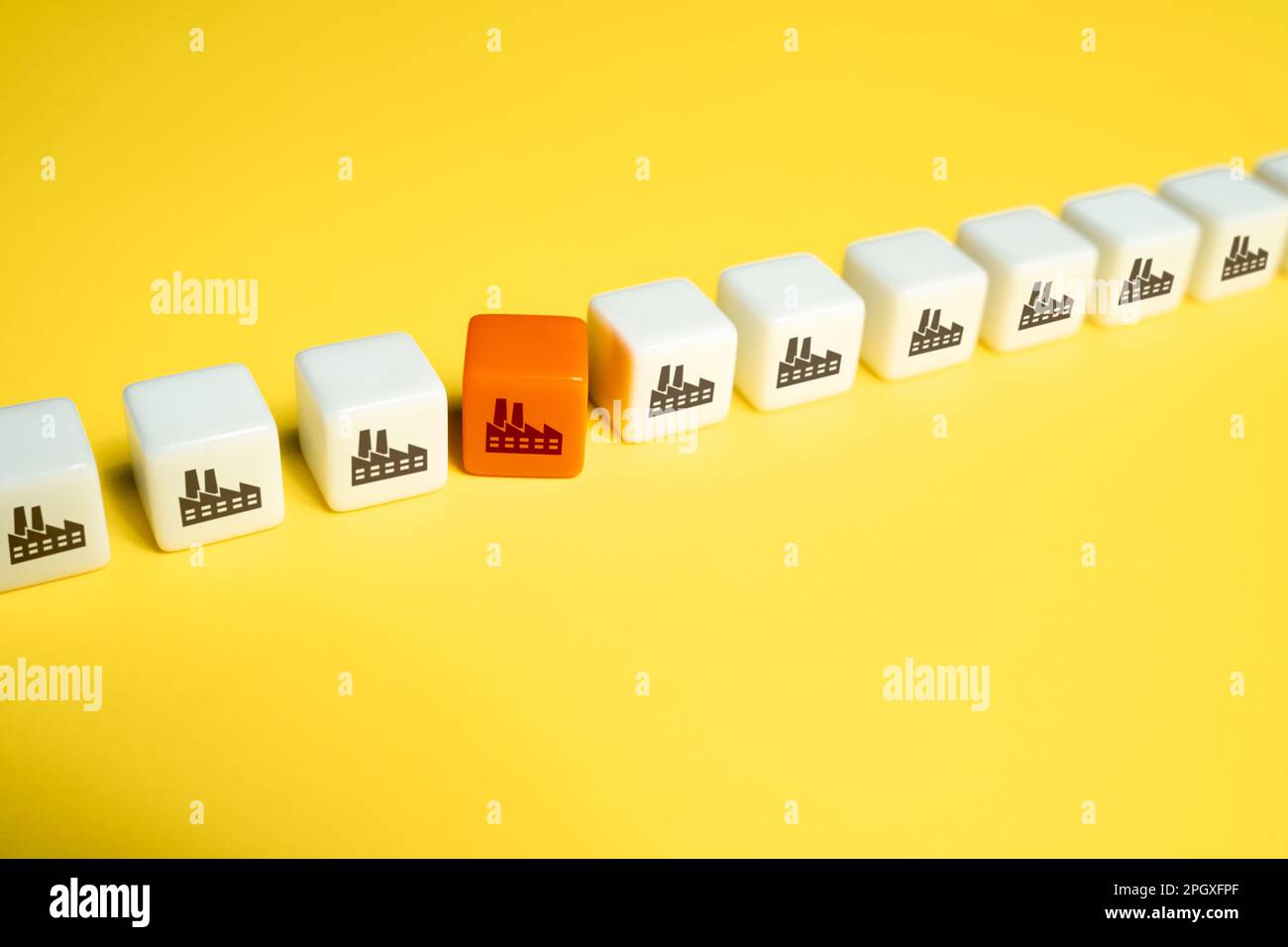 Disruption of the industrial production chain. Halting the assembly ...