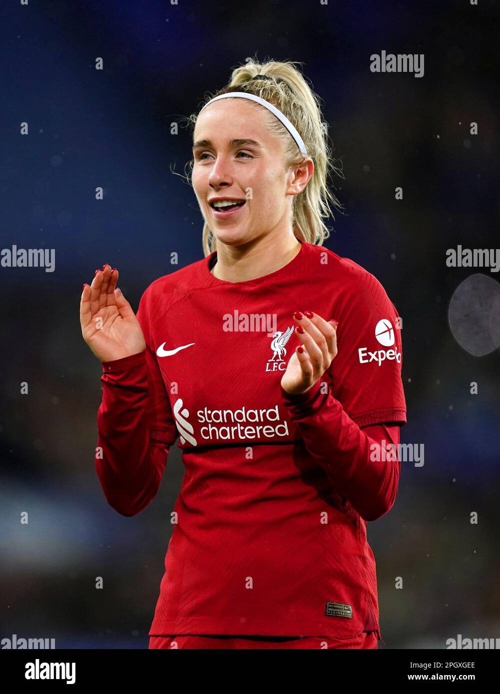 Liverpools Missy Bo Kearns During The Barclays Womens Super League