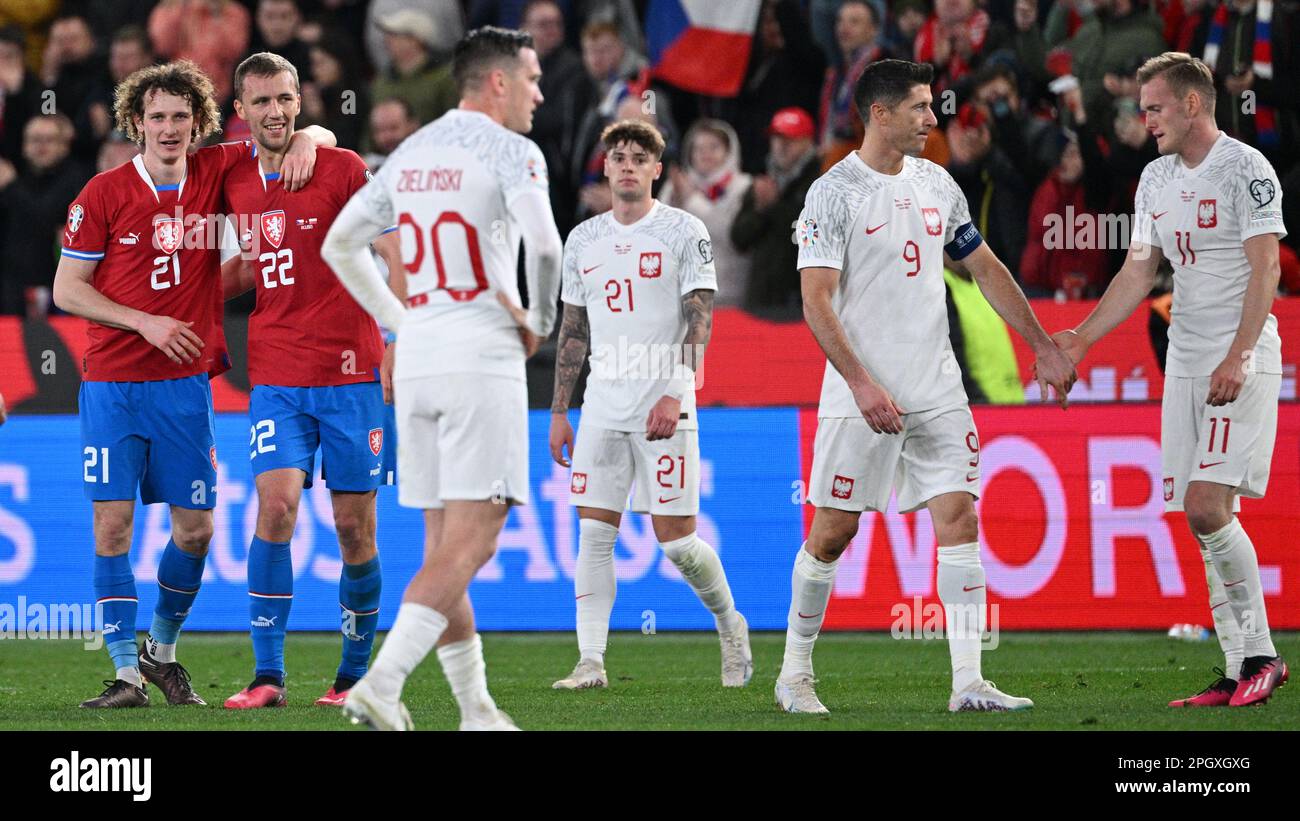 Prague, Czech Republic. 24th Mar, 2023. Czech National Football Team ...