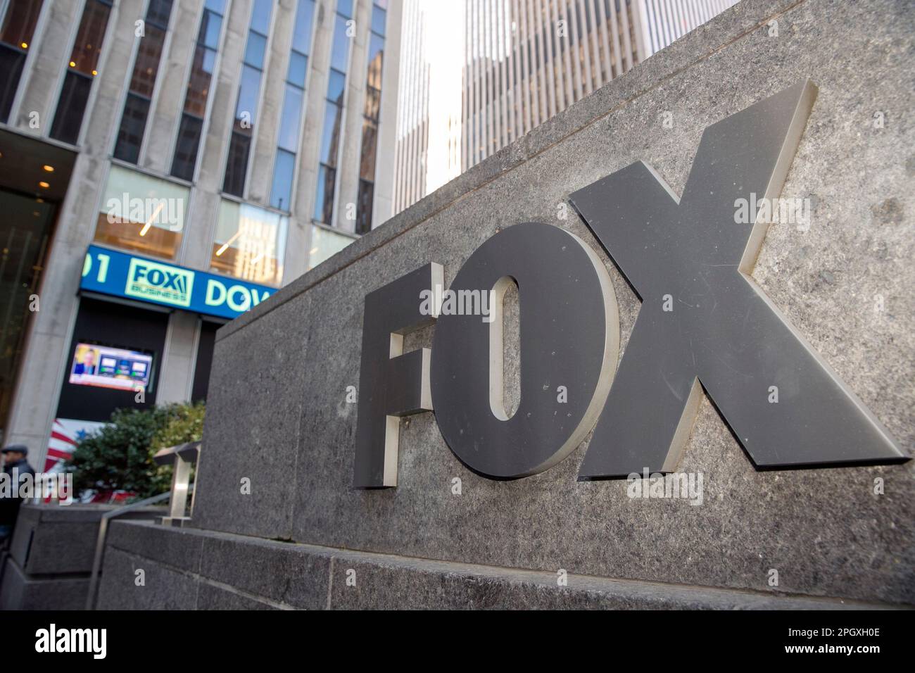 The Fox News studios and headquarters in New York City on Tuesday ...