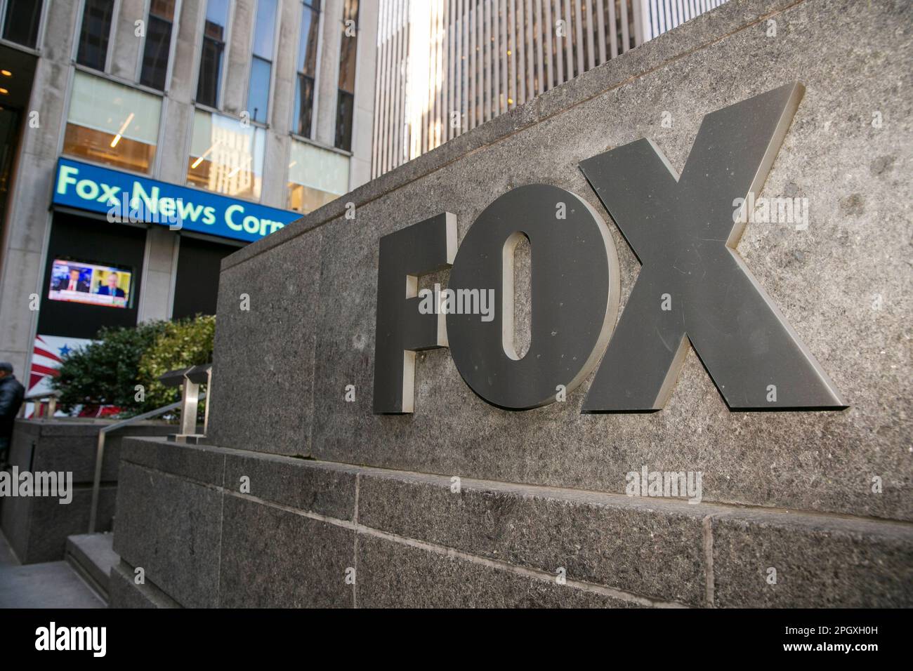 The Fox News studios and headquarters in New York City on Tuesday ...