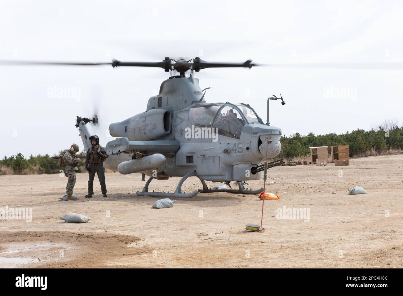U.S. Marines with Marine Wing Support Squadron (MWSS) 172, conduct a ...