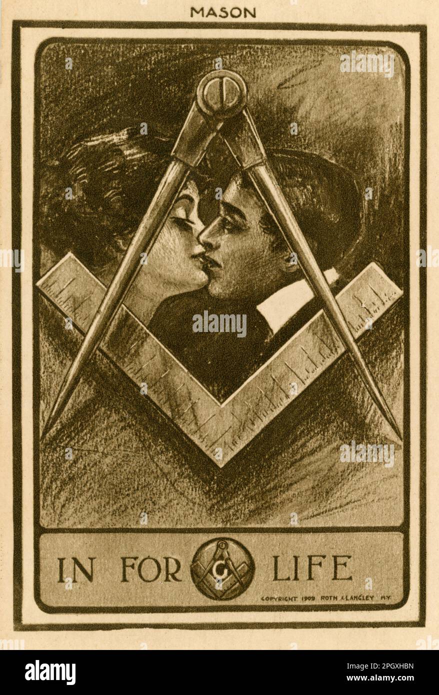 Mason postcard hi-res stock photography and images - Alamy