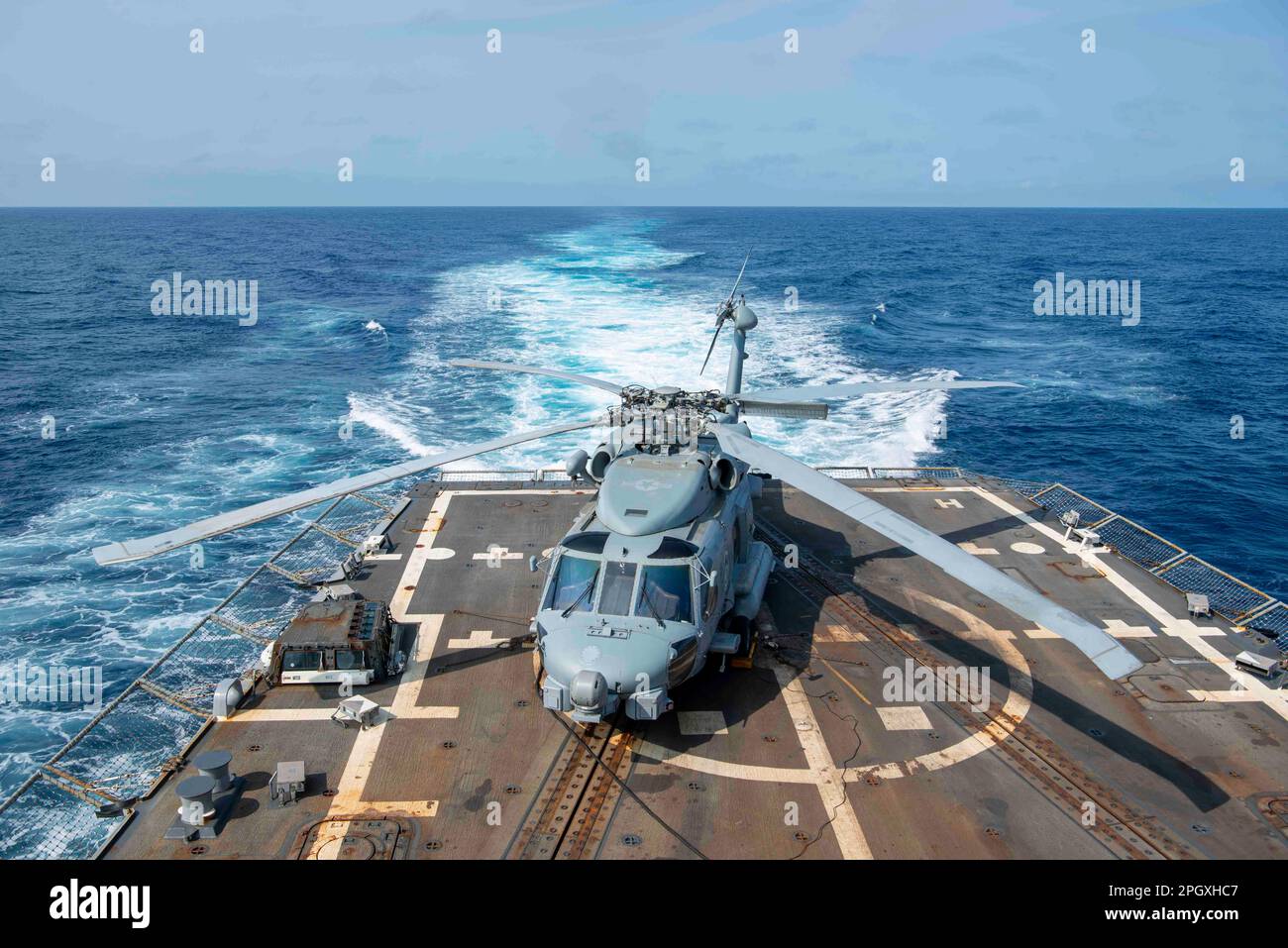 230321-N-MK109-1023 PACIFIC OCEAN (March 21, 2023) A U.S. Navy MH-60R ...