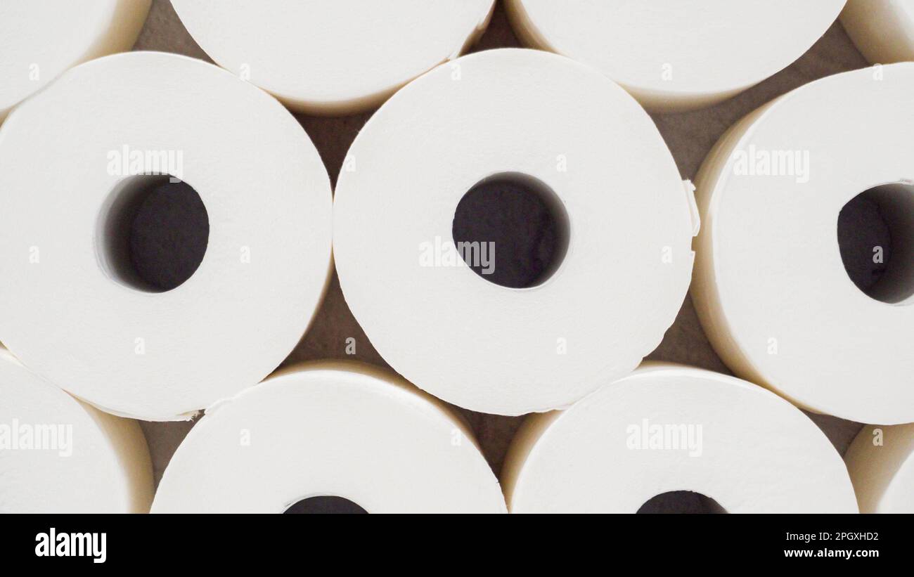 Toilet paper rolls Stock Photo - Alamy